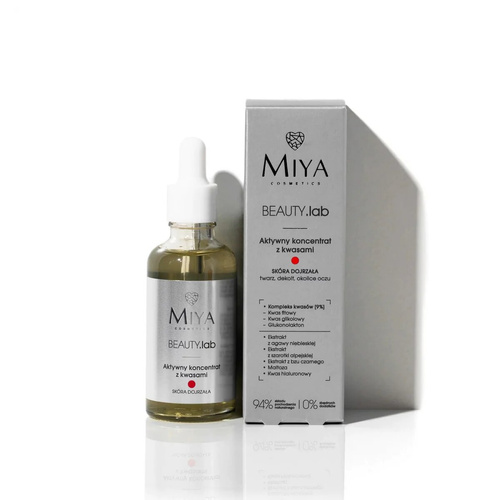 Miya BEAUTY.Lab Active Concentrate with Acids for Mature Skin 50ml | Vegan