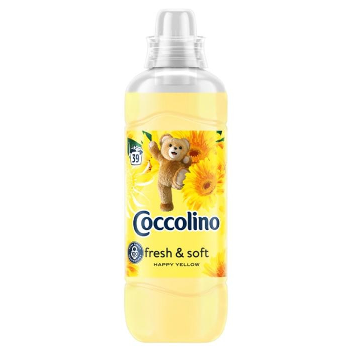 Coccolino Fresh & Soft Happy Yellow Fabric Softener with a Subtle ...