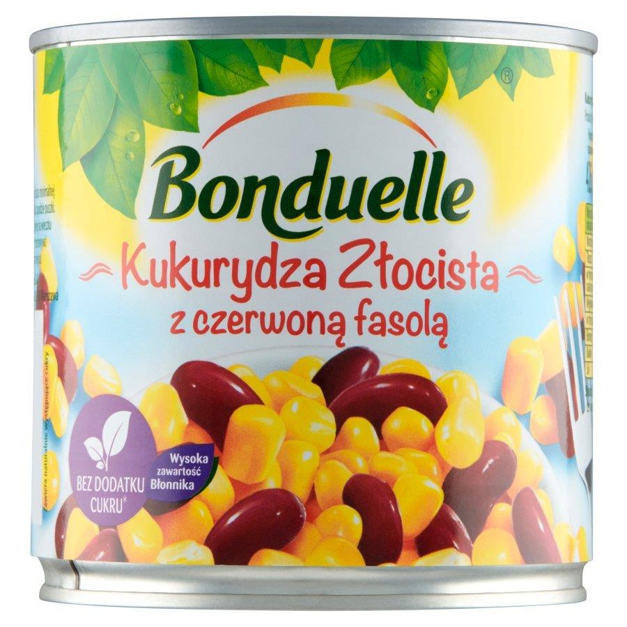 Bonduelle Kukurydza Złocista z Czerwoną Fasolą 340g | Polska drogeria w ...