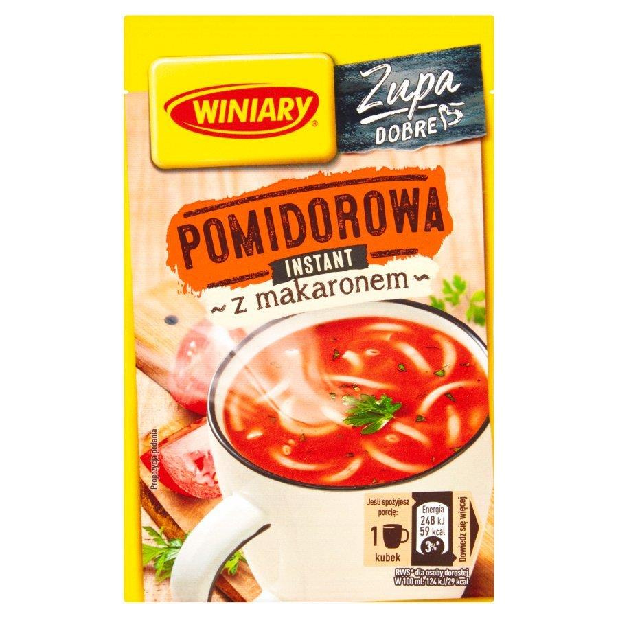 Winiary Zupa Instant Pomidorowa z Makaronem 17g | Polska drogeria w UK ...