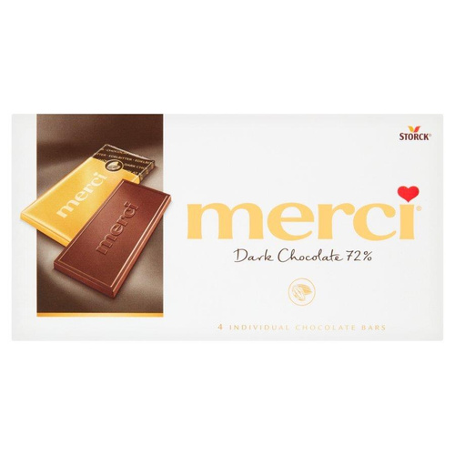 Merci Dark Chocolate 72% Cocoa 100g