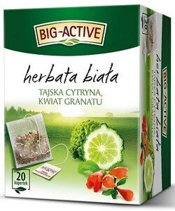 Big-Active White Tea Thai Lemon and Pomegranate Flower with Intense ...