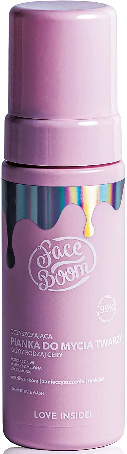 FaceBoom Vegan Cleansing Face Foam for All Skin Types 150ml | Face ...