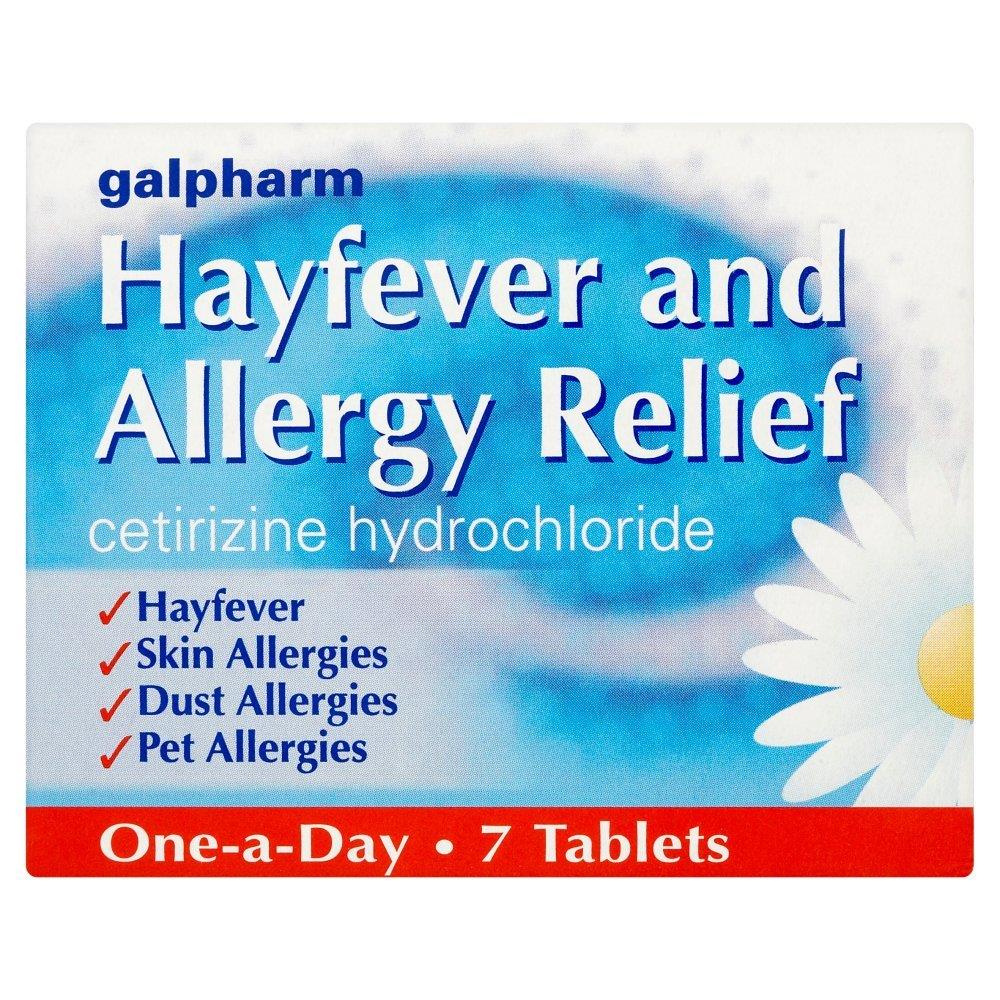 Galpharm Hayfever and Allergy Relief Once a Day 7 Tablets | Supplements ...