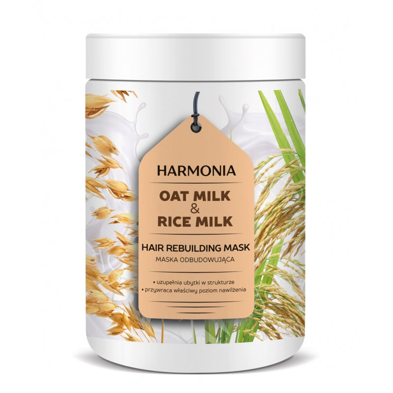 Harmonia Oat Milk & Rice Milk Regenerating and Moisturizing Hair Mask ...
