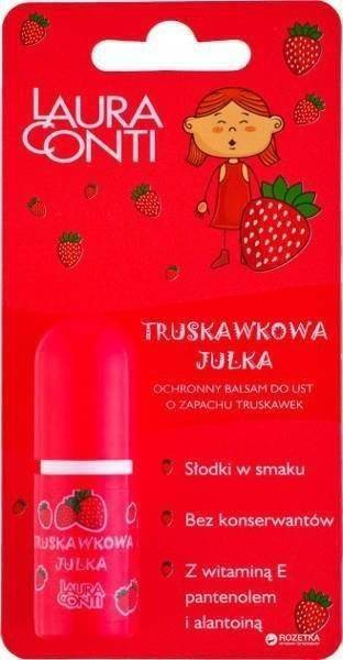 Laura Conti Protective Lip Balm with Strawberry Fragrance for Children ...