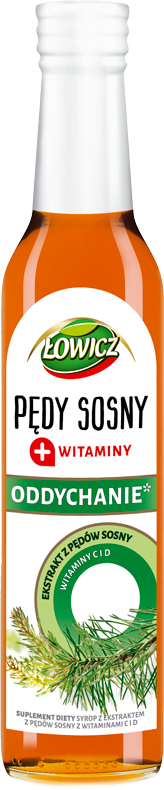 Łowicz Vitamins Syrup with Pine Shoot Extract for Respiratory System ...