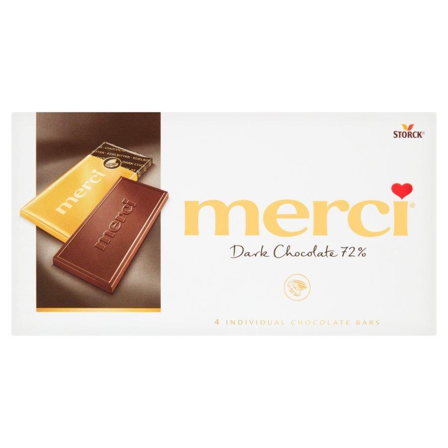 Merci Dark Chocolate 72% Cocoa 100g