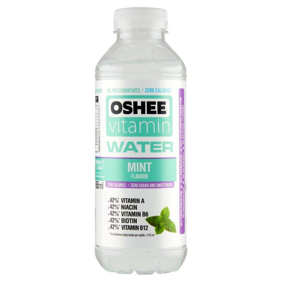 Oshee Vitamin Water Still Drink with Mint Flavor 555ml