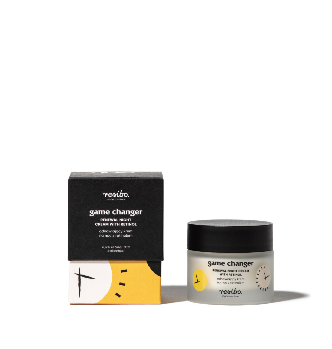 Resibo Game Changer Natural Renewing Cream with Retinol for Mature Skin ...