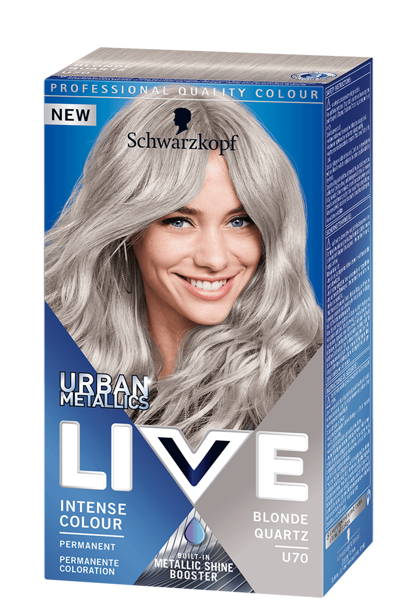 Schwarzkopf Live Urban Metallic Hair Colour Blonde Quartz U70 Truffle ...