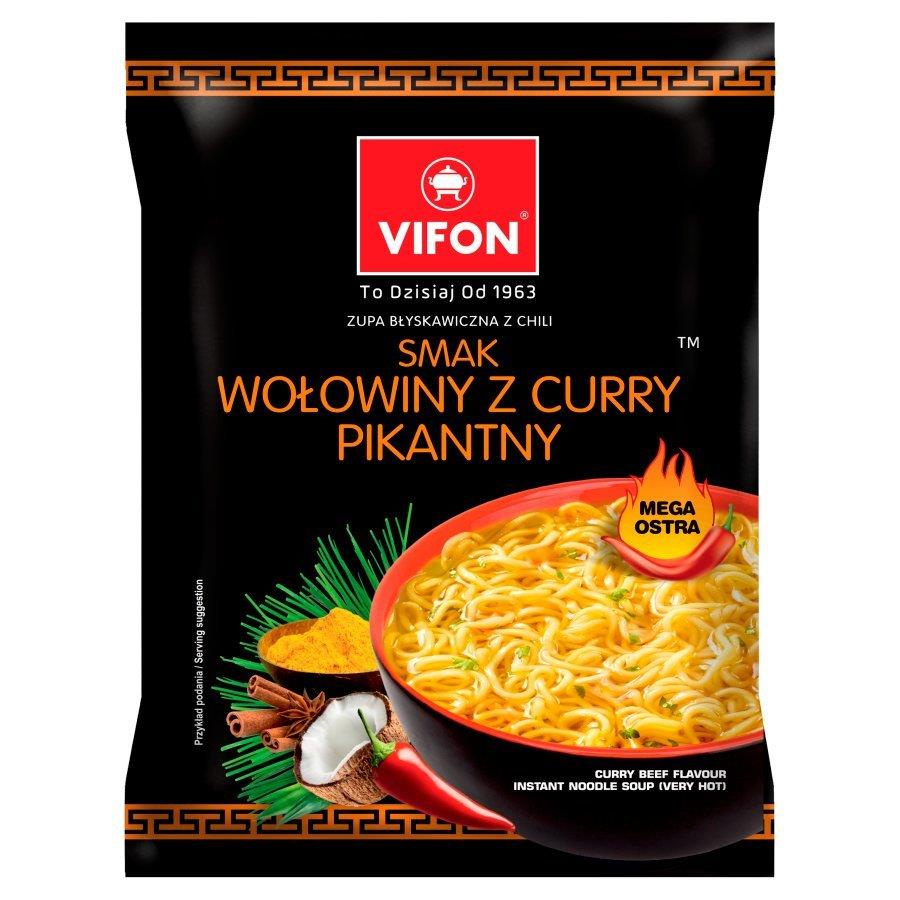 Vifon Instant Soup Taste of Beef with Curry Spicy 70g