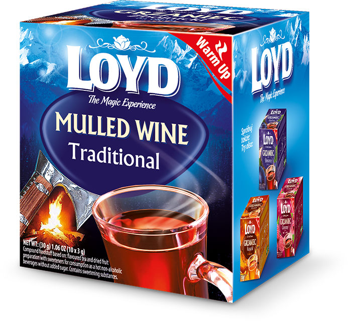 Loyd The Magic Experience Mulled Wine Traditional Tea with Ginger 10x3g ...