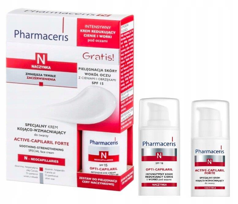 Pharmaceris N Set Cream Active Capilaril and Cream Opti Capilaril ...