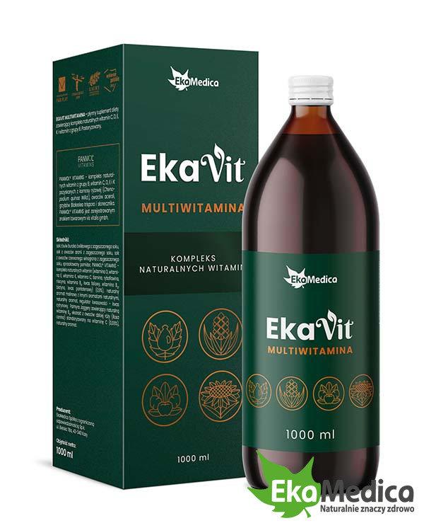 EkaMedica Ekavit Multivitamin Liquid Natural Vitamins Complex 1000ml ...