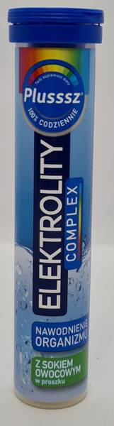 Plusssz Elektrolity Complex Effervescent Tablets Body Hydration 20pcs ...