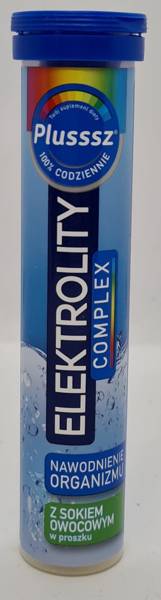 Plusssz Elektrolity Complex Effervescent Tablets Body Hydration 20pcs ...